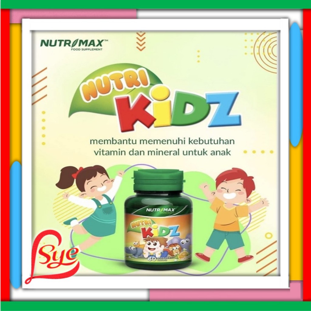 Jual Nutrimax Nutri Kidz Isi 30 Tablet - Nutrikidz - Multi Vitamin ...