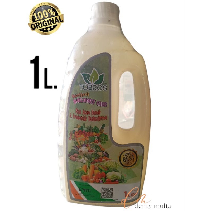 Jual DOLOMITE cair plus asam humat & probiotik teichoderma kemasan 1kg ...