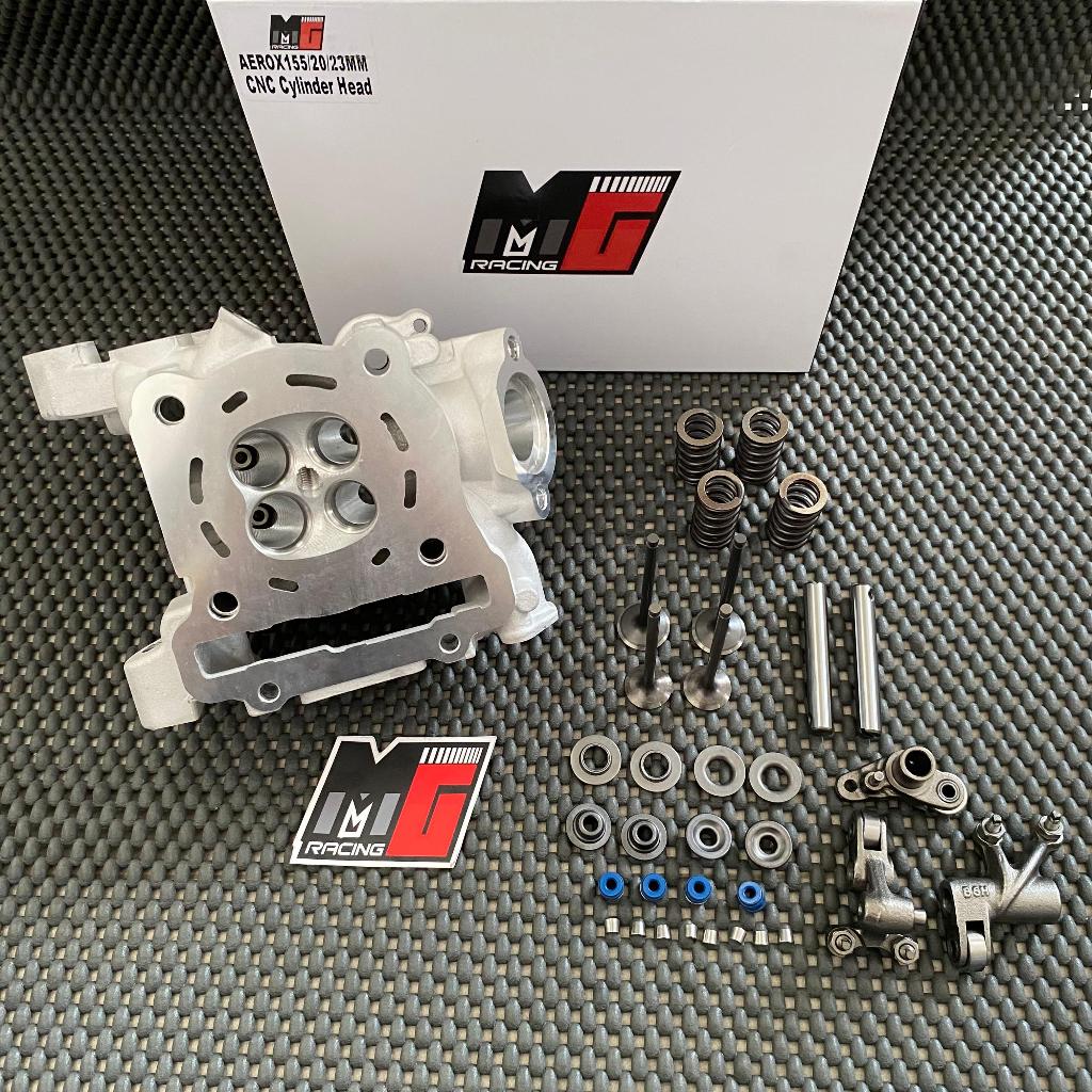 Jual paket komplit super head aerox 23/20 cnc porting head new nmax 23/ ...
