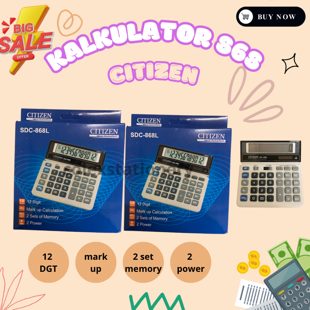 Jual Kalkulator Check Murah / Kalkulator Dagang Murah Mark Up ...