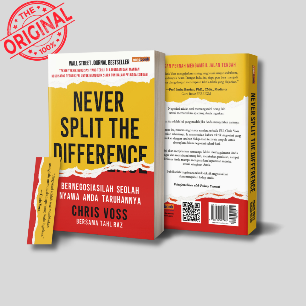 Jual Buku Never Split the Difference - Chris Voss Bersama Tahl raz ...