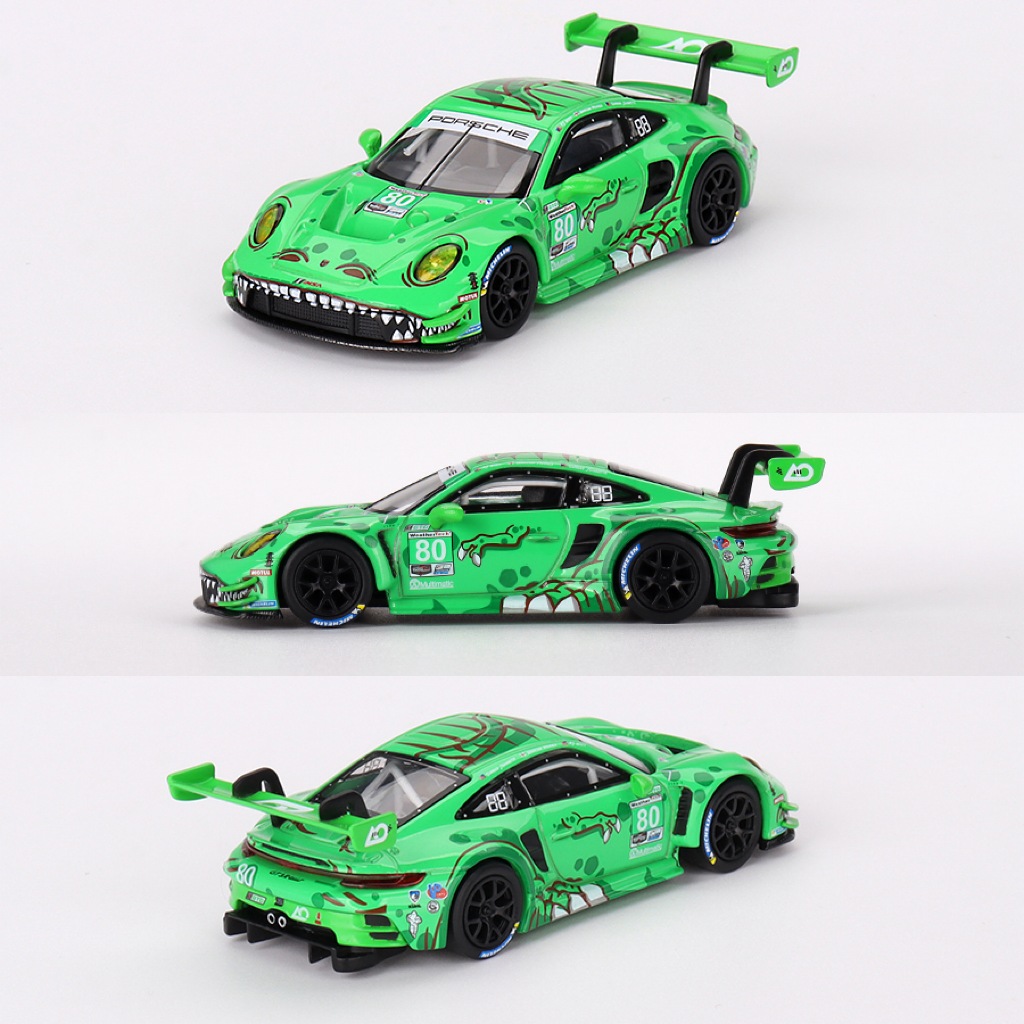 Jual MINI GT 713 MIJO Porsche 911 GT3 R #80 GTD AO Racing 2023 IMSA ...