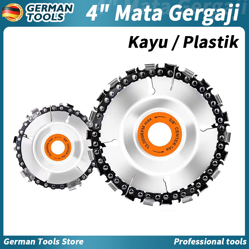 Jual German tools Wood Carving Disc 4" (COD) / Disc Chain Saw Angle ...
