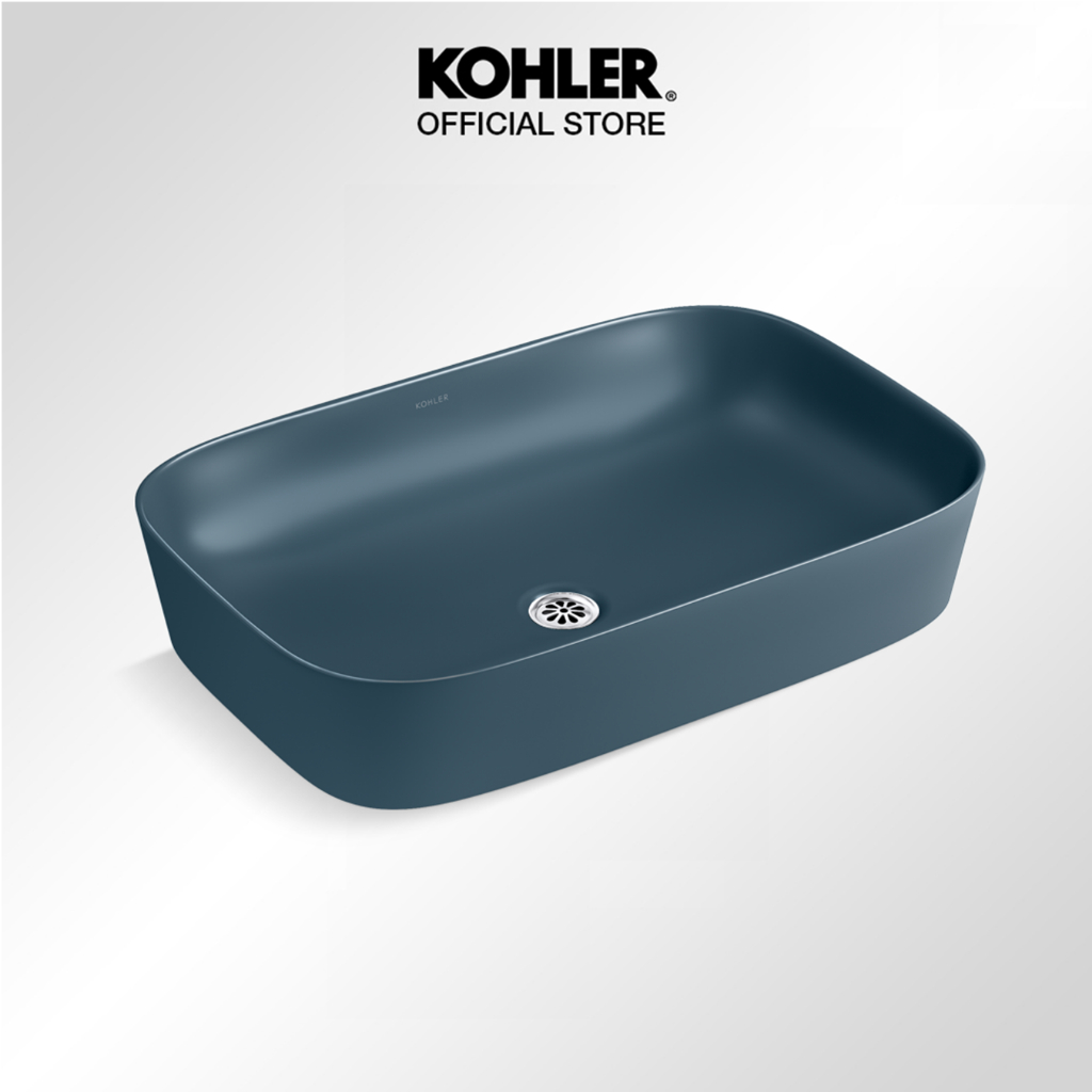 Jual KOHLER Wastafel ModernLife Edge 600mm Peacock / Lavatory Vessel ...