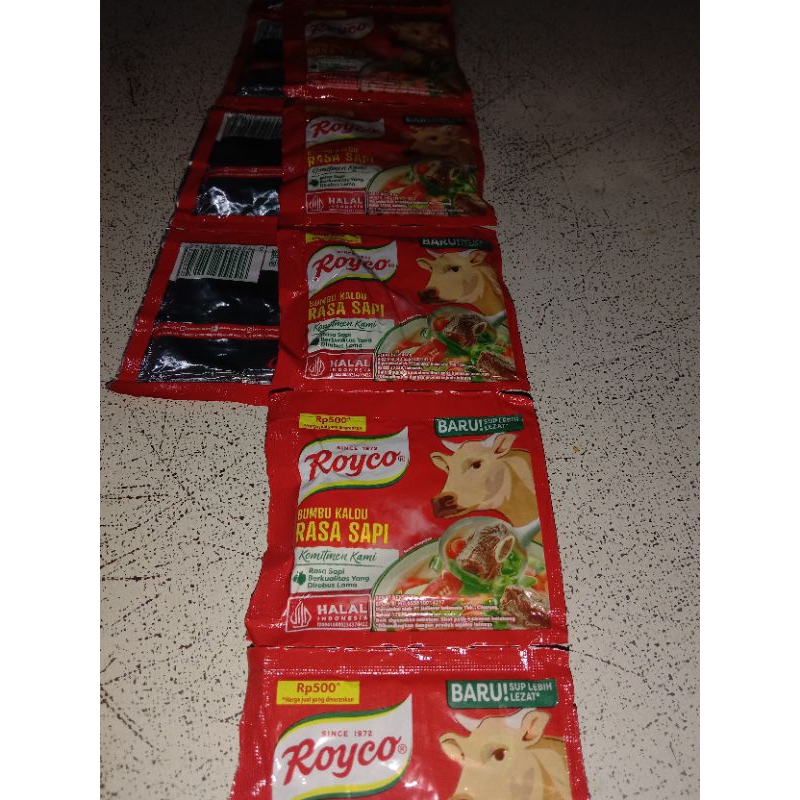 Jual Royco Rasa Sapi dan Ayam per 1 Renceng isi 12 Sachet | Shopee ...