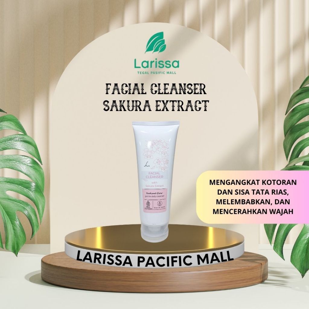 Jual LARISSA MILK CLEANSER SAKURA - NORMAL KERING MENCERAHKAN | Shopee ...
