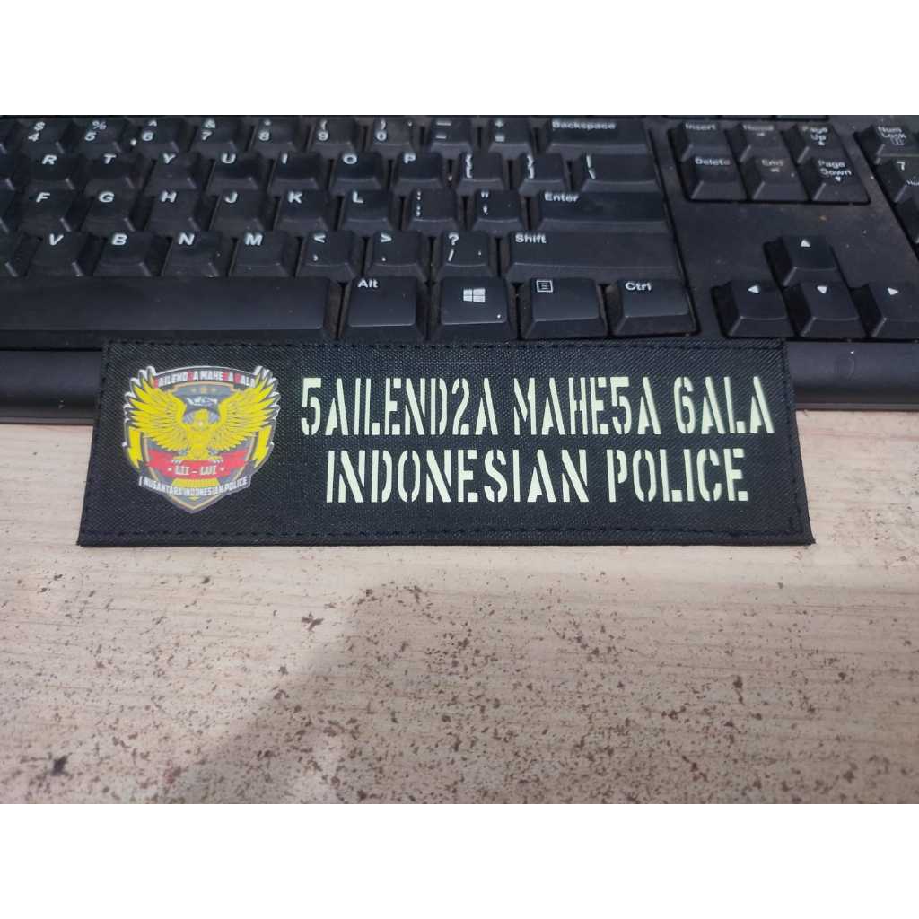 Jual patch lasercut glow inthe dark SAILENDRA MAHESA GALA angkatan 52 ...