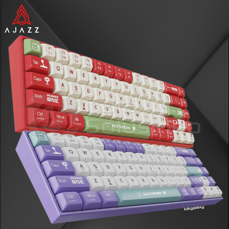 Jual Ajazz AK680 Three Tone Wireless Mechanical Gaming Keyboard ...