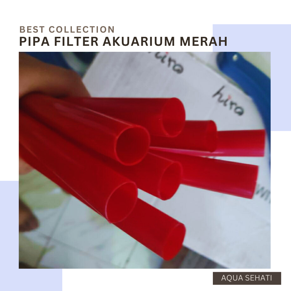 Jual PIPA MERAH FILTRASI AKUARIUM FILTER AKUARIUM PIPA MERAH / meter ...