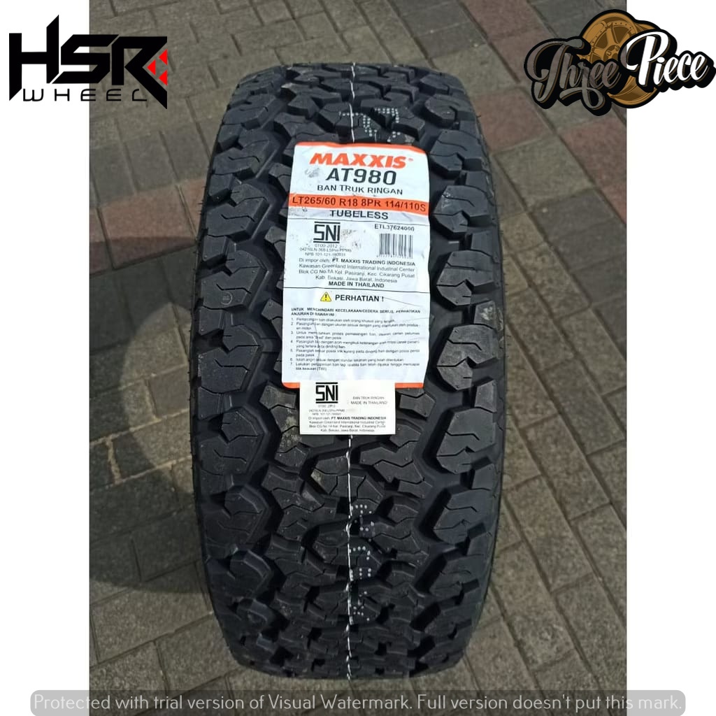 Jual Ban Mobil MAXXIS BRAVO A/T 980 Ukuran 265 60 R18 | Shopee Indonesia