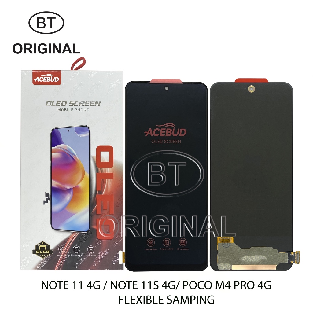 Jual LCD XIAOMI REDMI NOTE 11 4G - NOTE 11S 4G - POCO M4 PRO 4G - FLEXIBLE SAMPING - OLED ACEBUD ...