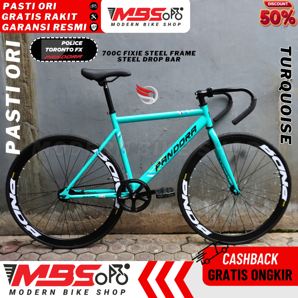 Jual [ PASTI ORI ] ELEMENT POLICE PANDORA 700C SEPEDA FIXIE DEWASA ...