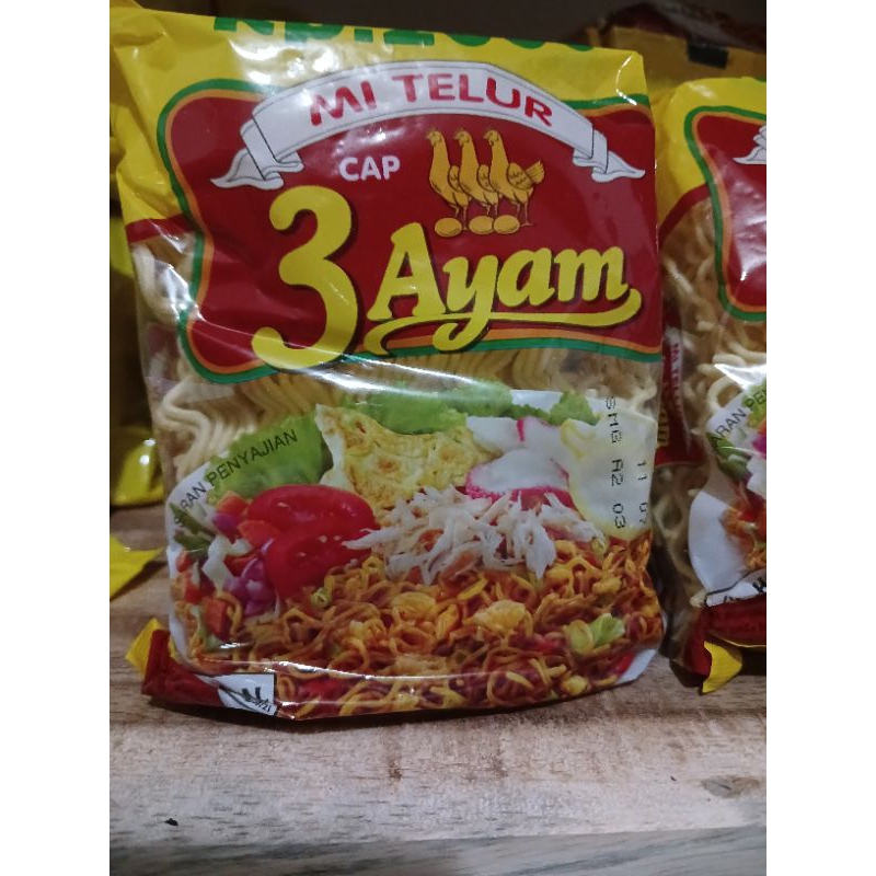 Jual MIE MI TELUR CAP 3 AYAM TIGA AYYAM | Shopee Indonesia