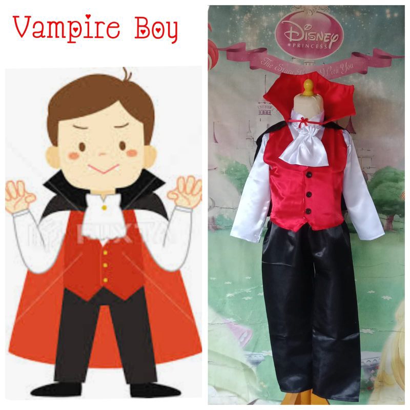 Jual Vampire Kostum Halloween Vampire Boy Dan Pria | Shopee Indonesia