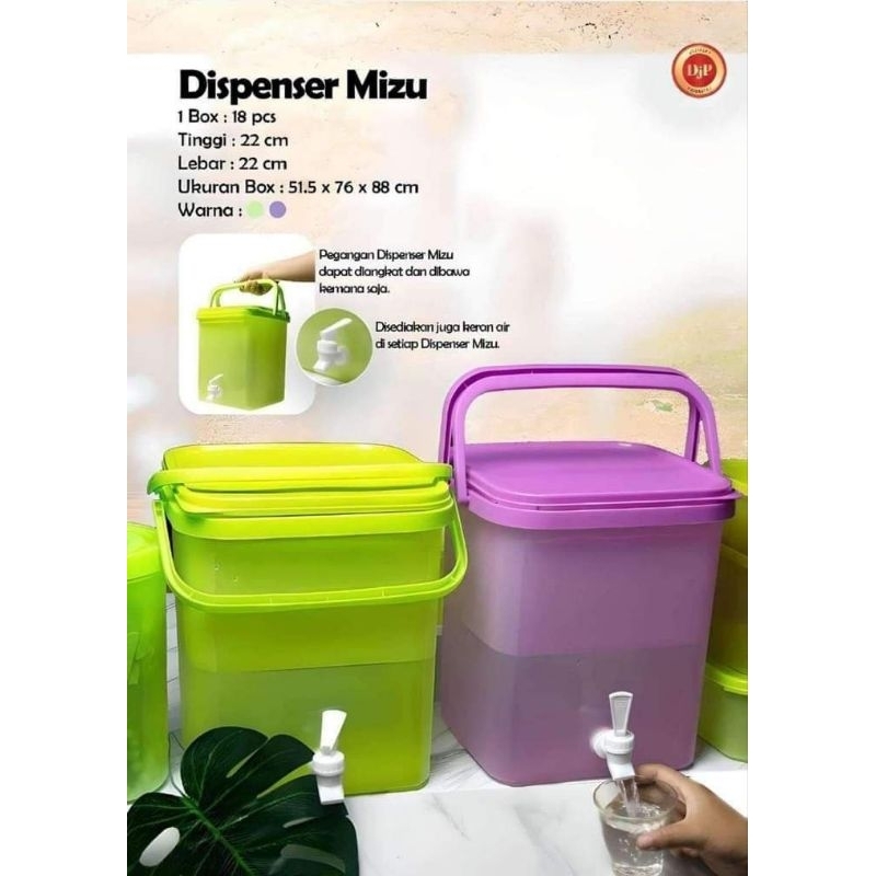 Jual Dispenser Mizu 16 liter dispenser jus air minum Portable ...