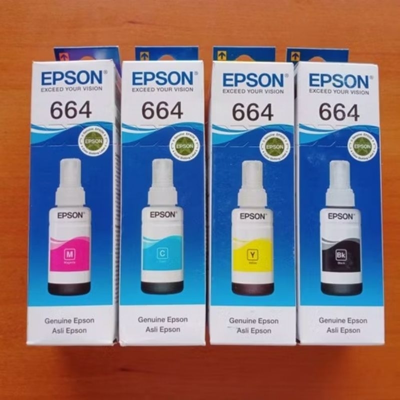 Jual Tinta Printer epson 644 (Hitam Merah Kuning Biru) | Shopee Indonesia