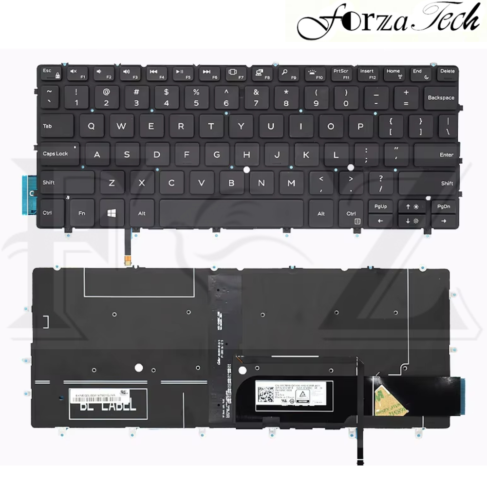 Jual Keyboard Laptop XPS 13 9370 13-9370 13-9370-D1705S 9317 13-9380 ...