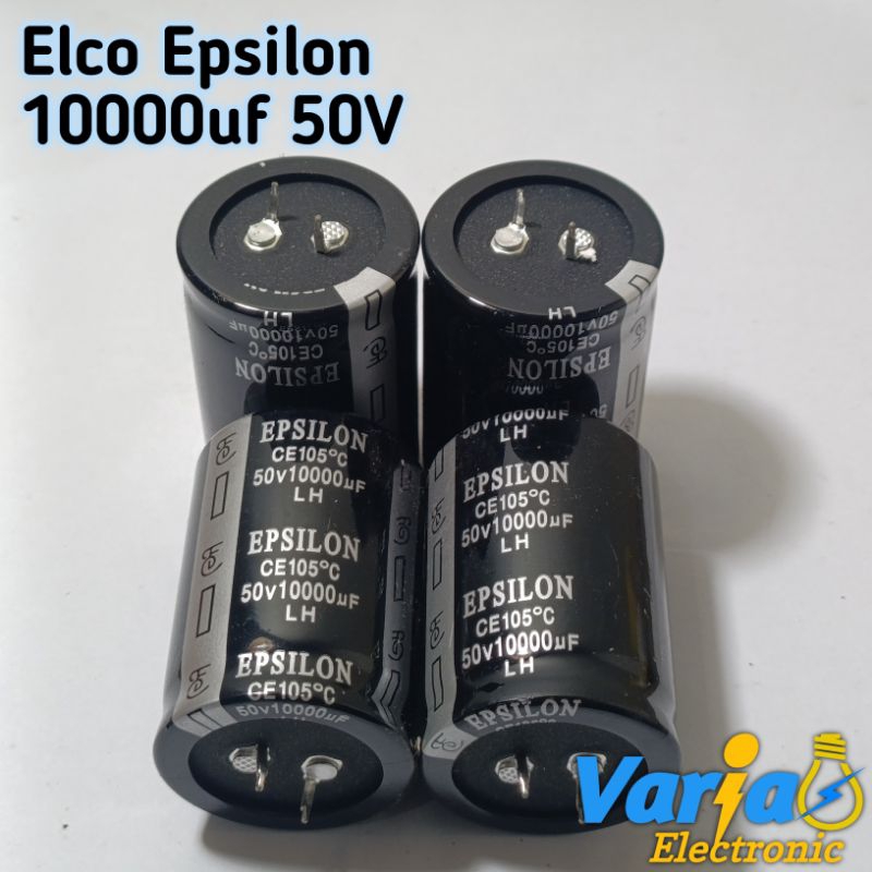 Jual Elco Epsilon 10000uf 50V Original Merk EPSILON | Shopee Indonesia