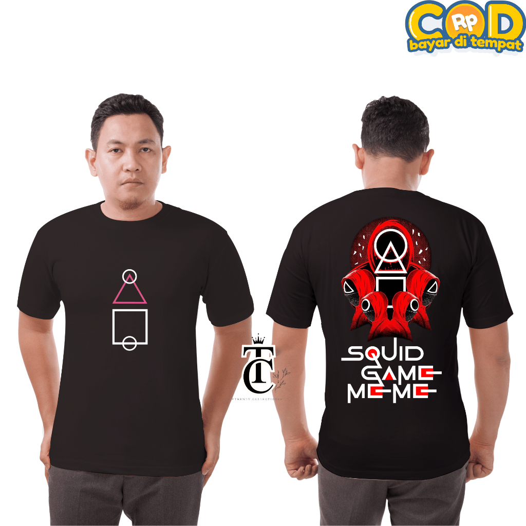 Jual BAJU KAOS DISTRO PRIA WANITA GAMBAR SQUID GAME MEME FULL / BAJU SQUIDGAME / BAJU SQUID GAME ...