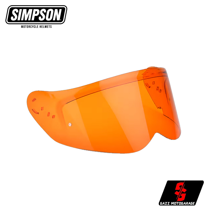 Jual Visor Simpson Venom Speed Bandit Amber Kaca Helm | Shopee Indonesia