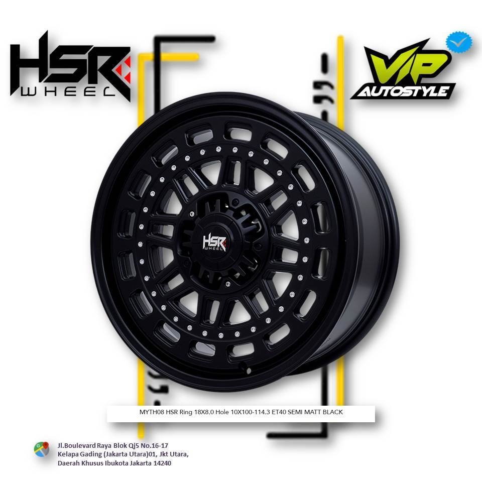 Jual HSR MYTH08 R18 - Velg Mobil Terios, Rush, Camry, Kia Saltos Ring ...