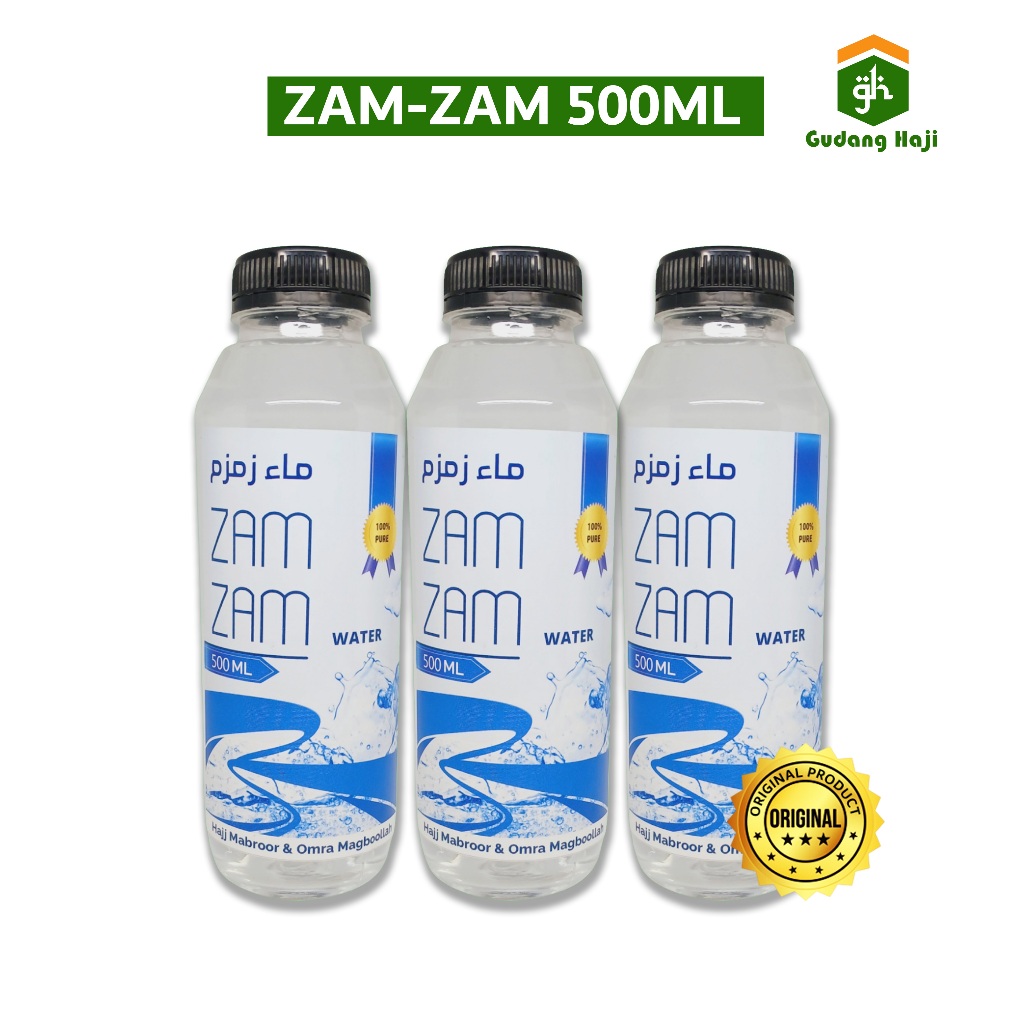 Jual Air Zam-Zam 500ML/ Zam-Zam Botol/Air Zam-Zam Asli | Shopee Indonesia