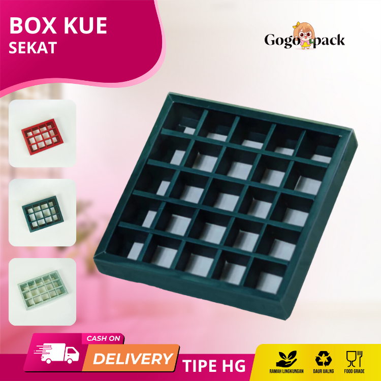 Jual Box Sekat Mika I Box Kue Kering I Box Nastar Sekat Box Imlek | Dos ...