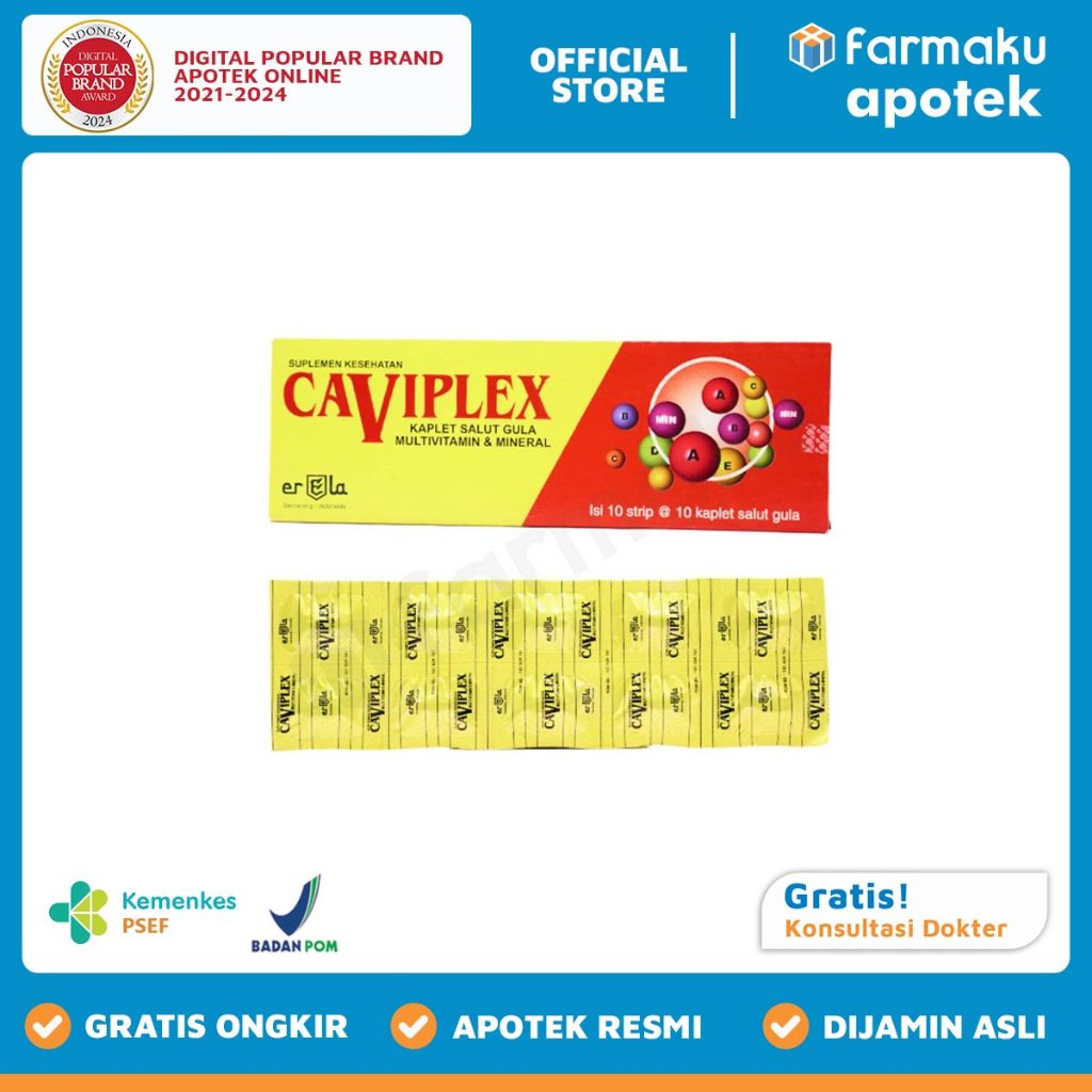 Jual Caviplex Strip 10 tablet - JTW | Shopee Indonesia