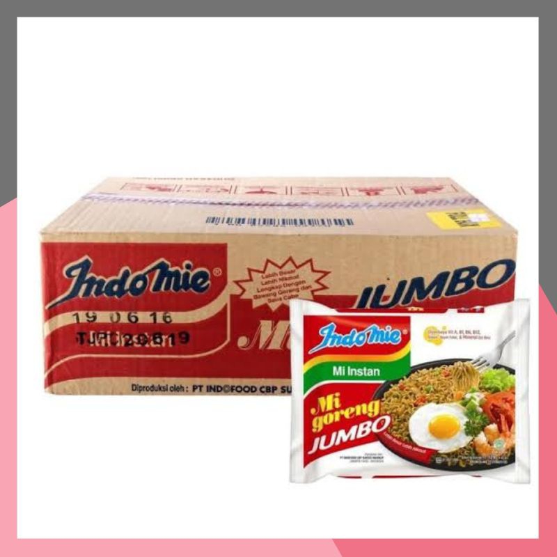 Jual Indomie goreng jumbo 1 dus Indomie goreng jumbo 1 karton indomie ...