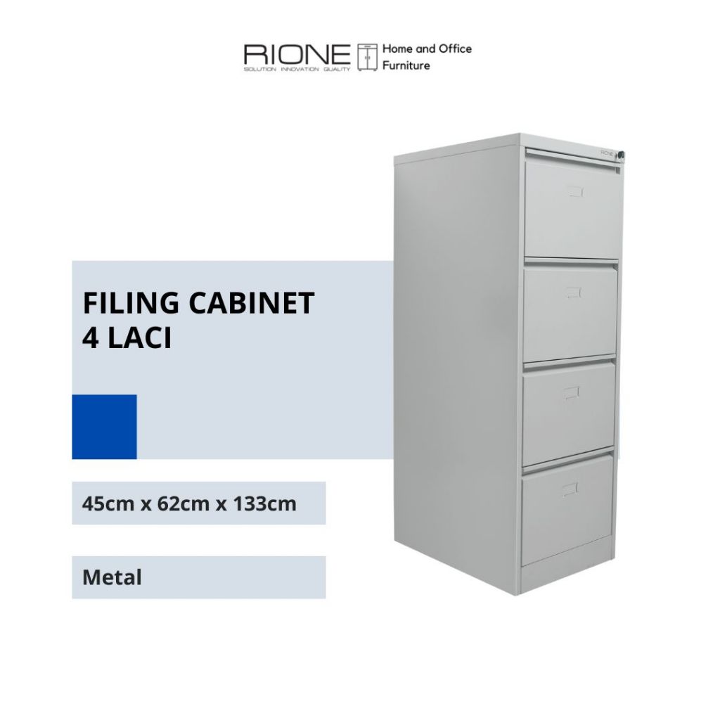 Jual RIONE Filling Cabinet 4 Laci AD014 | Shopee Indonesia