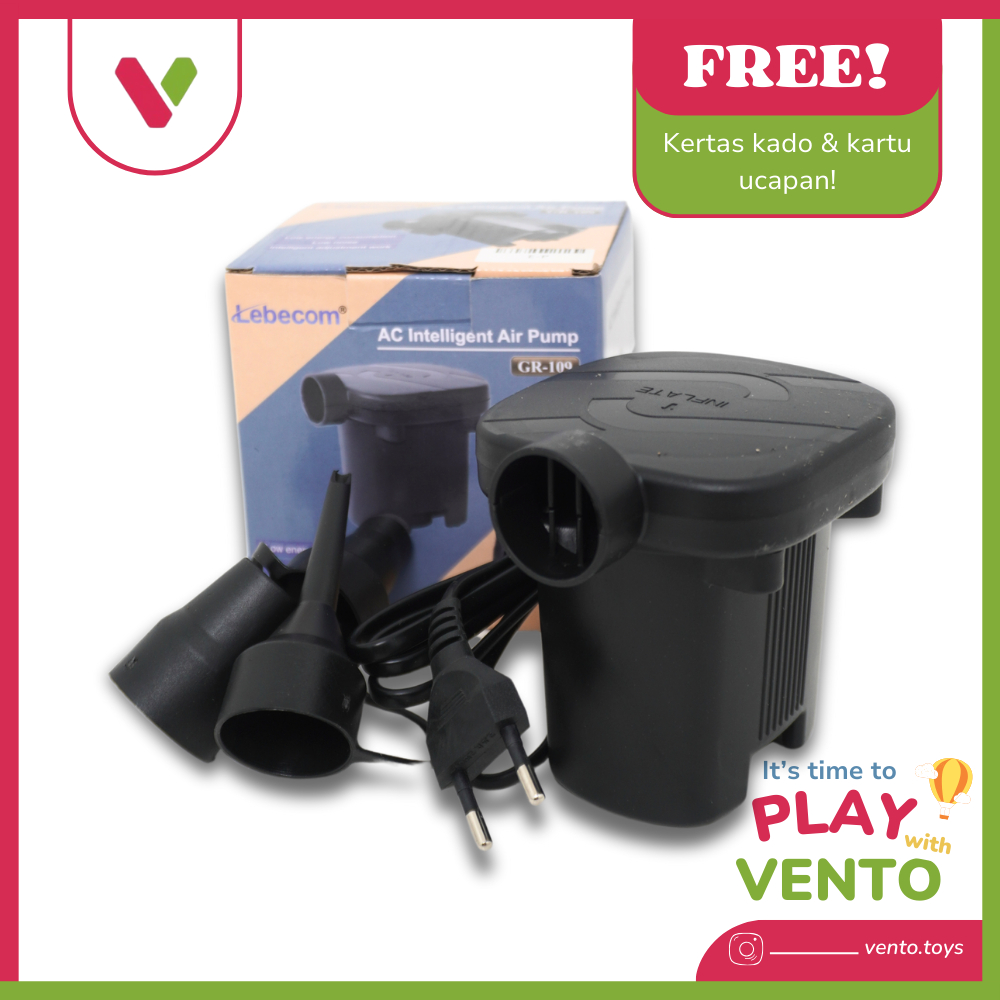 Jual [VENTO]Pompa Angin Listrik Elektrik Pompa Kolam Renang Pompa 2in1 Air Pump Vacum Blow ...