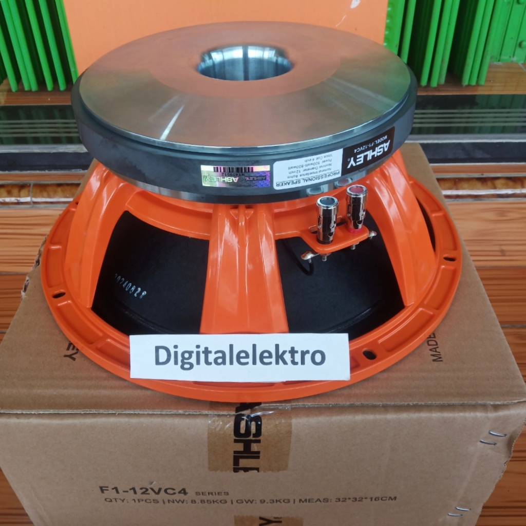 Jual Speaker komponen ASHLEY 12 inch F1-12VC4 Original speaker f1 12 vc4 MID LOW 800W | Shopee ...