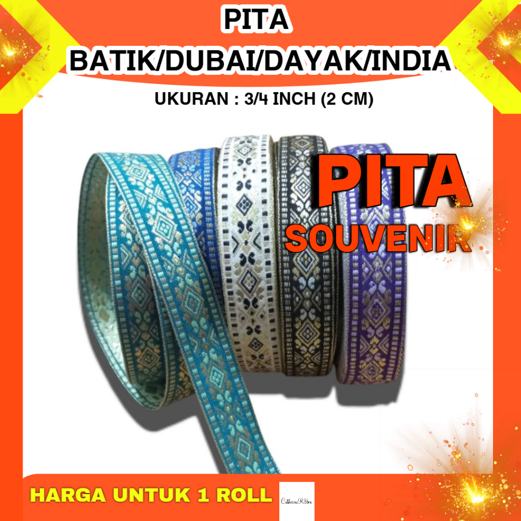 Jual PITA DUBAI/PITA GAMIS RENDA INDIA BORDIR/PITA DAYAK/RENDA INDIA ...