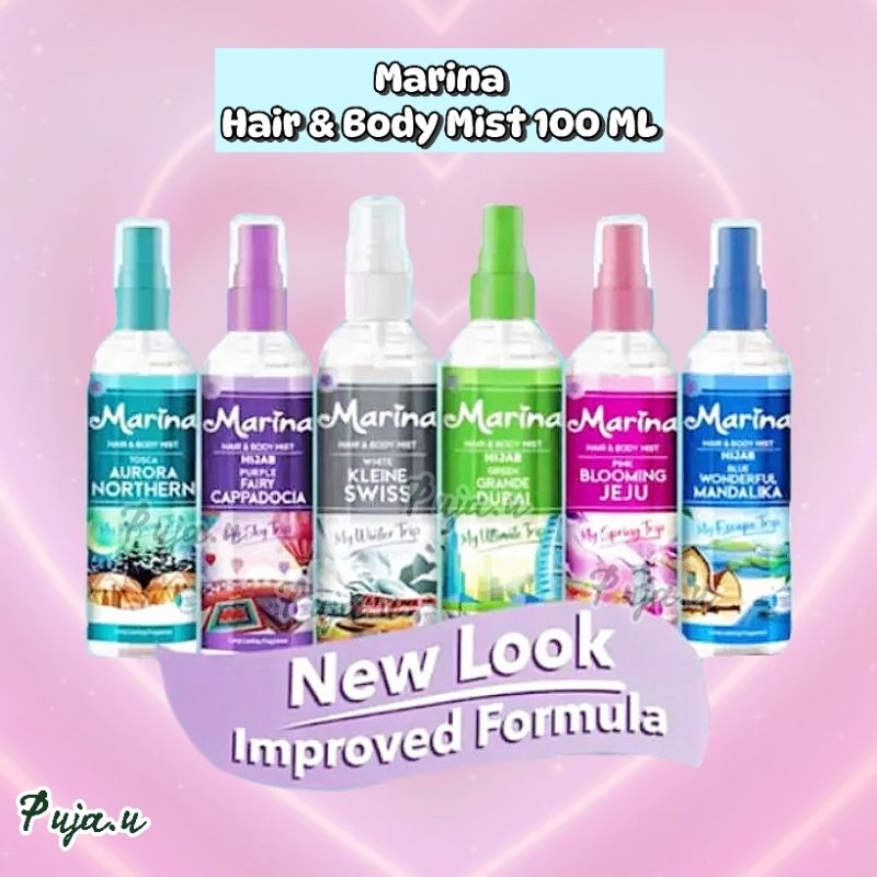 Jual Marina Hair & Body Mist Hijab Cologne 100 ml | Shopee Indonesia