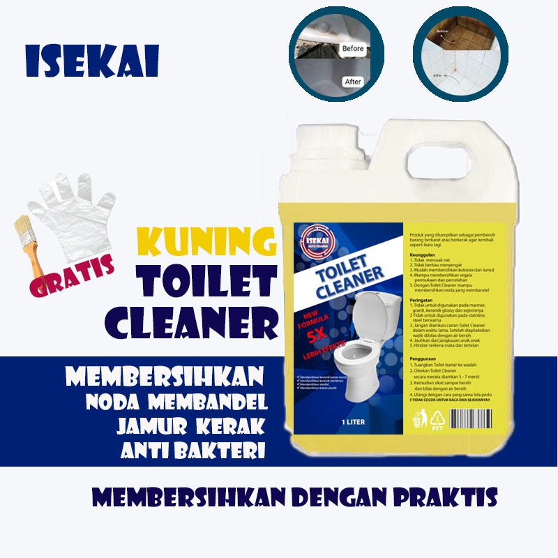 Jual Isekai Toilet Clener Cairan Pembersih Keramik setanless syower ...