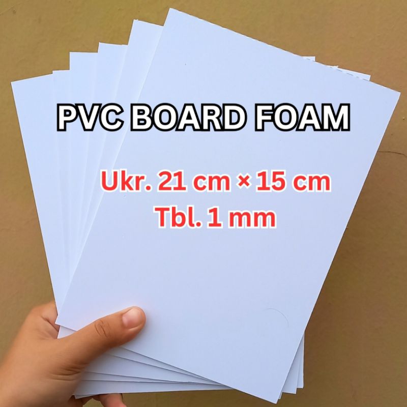 Jual PVC BOARD FOAM Ukr. 21 cm × 15 cm Tbl. 1 mm | BAHAN MAKET | Shopee ...