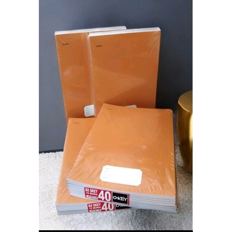 Jual Buku Tulis Boxy Merk Okey 40 Sampul Coklat (Ukuran B5 besar ...