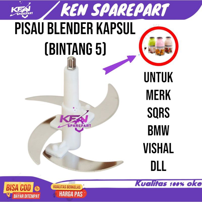 Jual pisau blender kapsul cutter mata pisau(BINTANG 5) | Shopee Indonesia