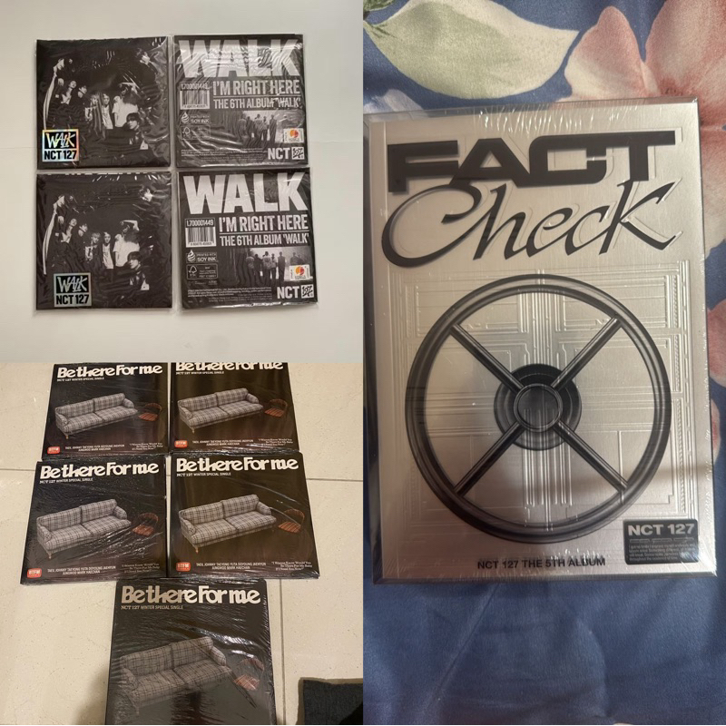 Jual ALBUM NCT 127 SEALED FACTCHECK WALK BE THERE FOR ME BTFM ORIGINAL ...