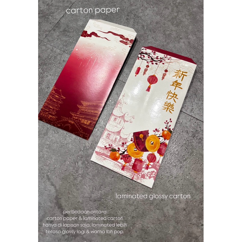 Jual Custom Angpao Imlek 2025, Kertas Angpao Panjang, Angpau, Amplop ...