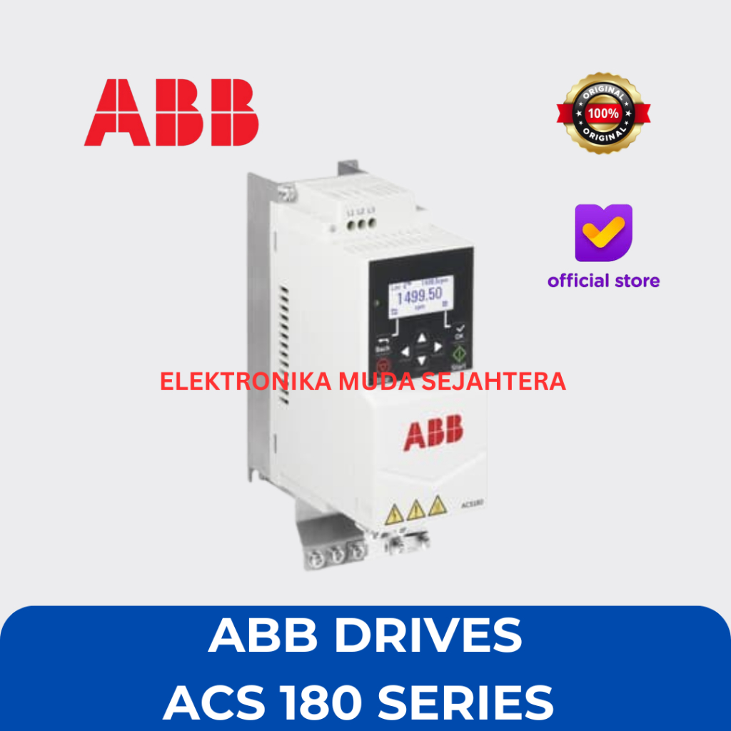 Jual Inverter ABB 0.75kW / 1HP (HD) 220V / VFD ABB / VSD ABB / ACS180 ...