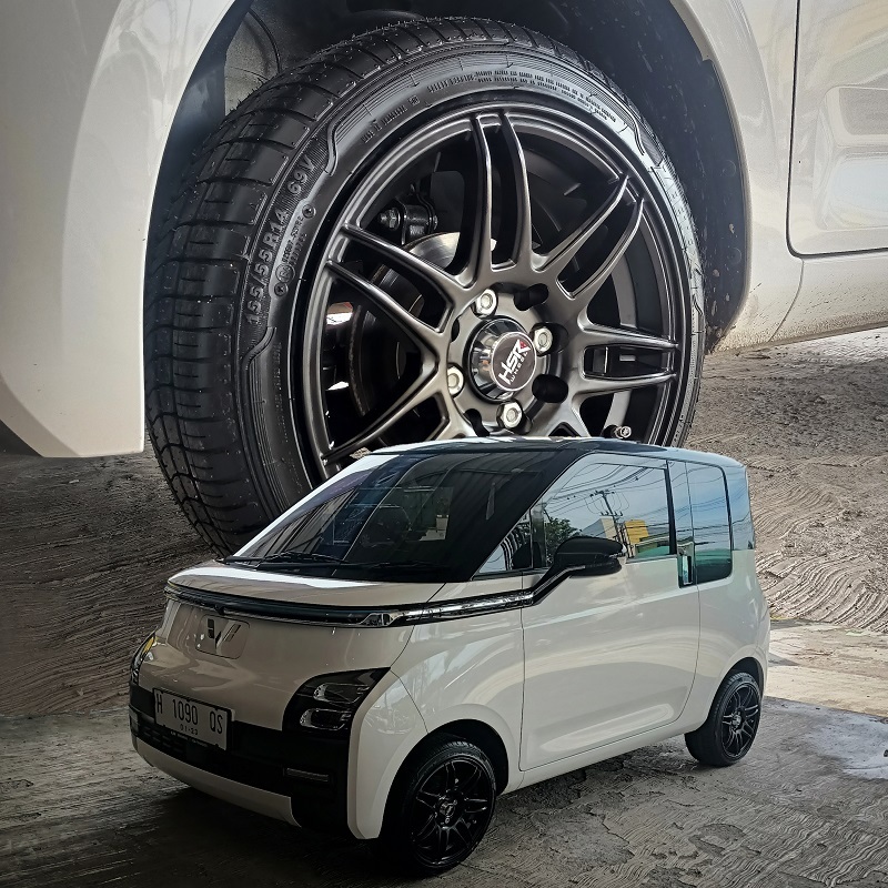 Jual Paket Velg Ring 14 + Ban Mobil Wuling Air Ev Smart Ring 14 Hsr Benjot dan Ban Zeetex 155 55 ...