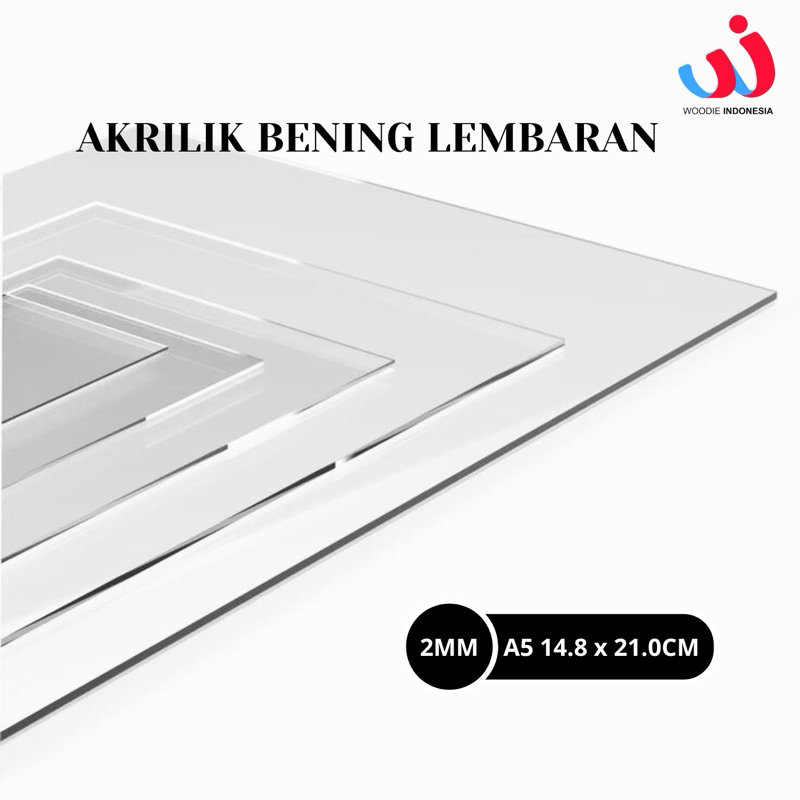Jual Akrilik Lembaran / Akrilik Bening Ukuran A5 (14.8 x 21.0) Tebal Akrilik 2MM | Shopee Indonesia