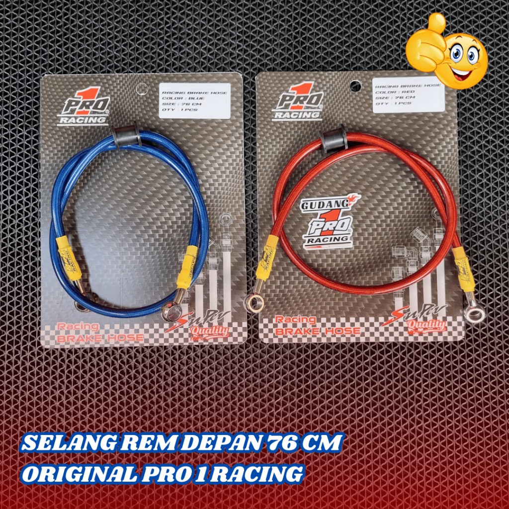 Jual SELANG REM DEPAN 76CM ORIGINAL PRO 1 RACING | Shopee Indonesia