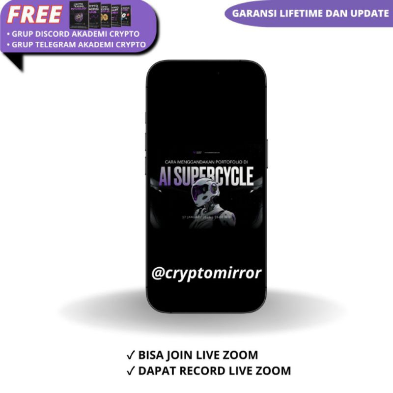 Jual Webinar AI Supercycle Akademi Crypto | Shopee Indonesia