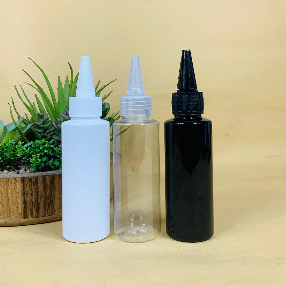 Jual Botol Pet 100 ML RF - Tutup Kerucut / Botol Kerucut 100 ML / Botol ...