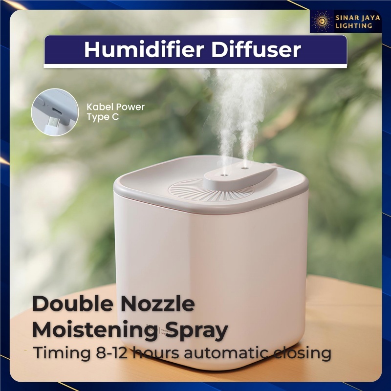 Jual Humidifier Diffuser Aromatherapy Pelembab Ruangan / Air Purifier ...