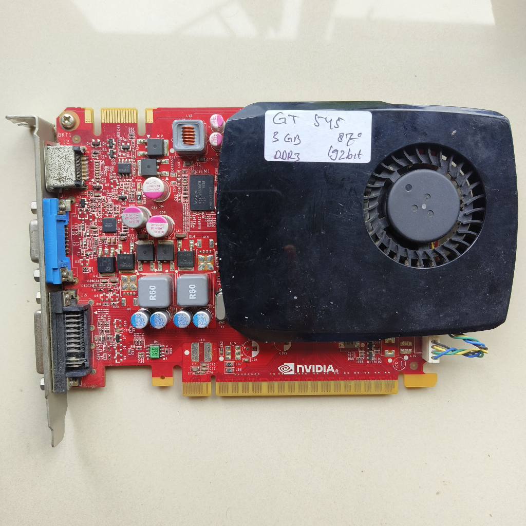 Jual VGA MSI NVIDIA GT 545 3GB 192BIT DDR3 | Shopee Indonesia