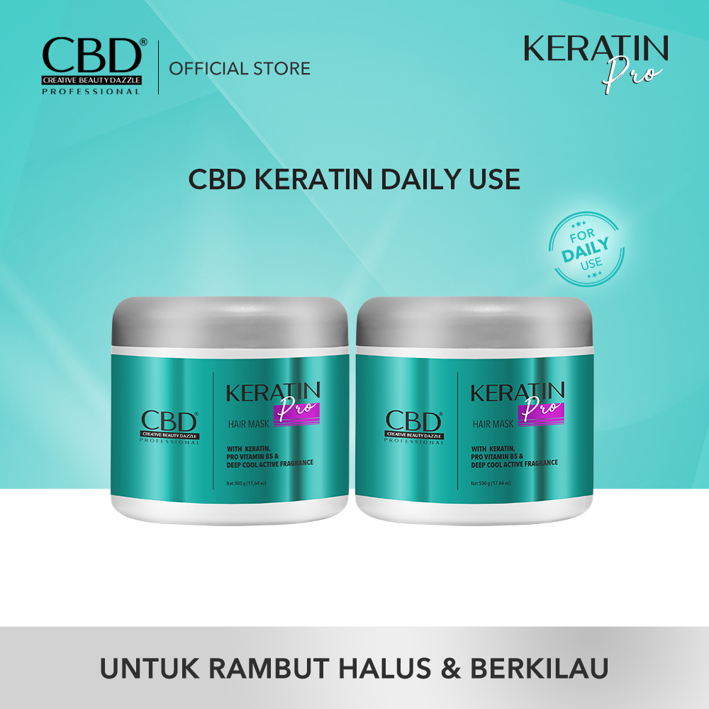 Jual CBD Professional Keratin Pro Daily Use Hair Mask (Masker Rambut ...