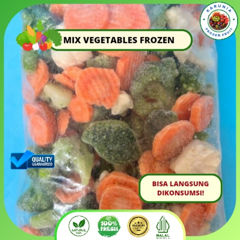 Jual SAYURAN BEKU CAPCAI /MIX VEGETABLES FROZEN / CAPCAY VEGETABLES MIX ...
